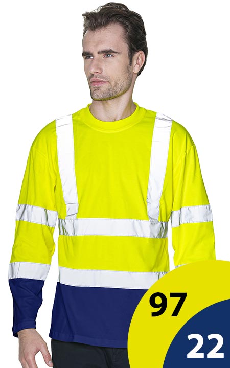 T-shirt Hi-Vis Long - Mark the Helper
